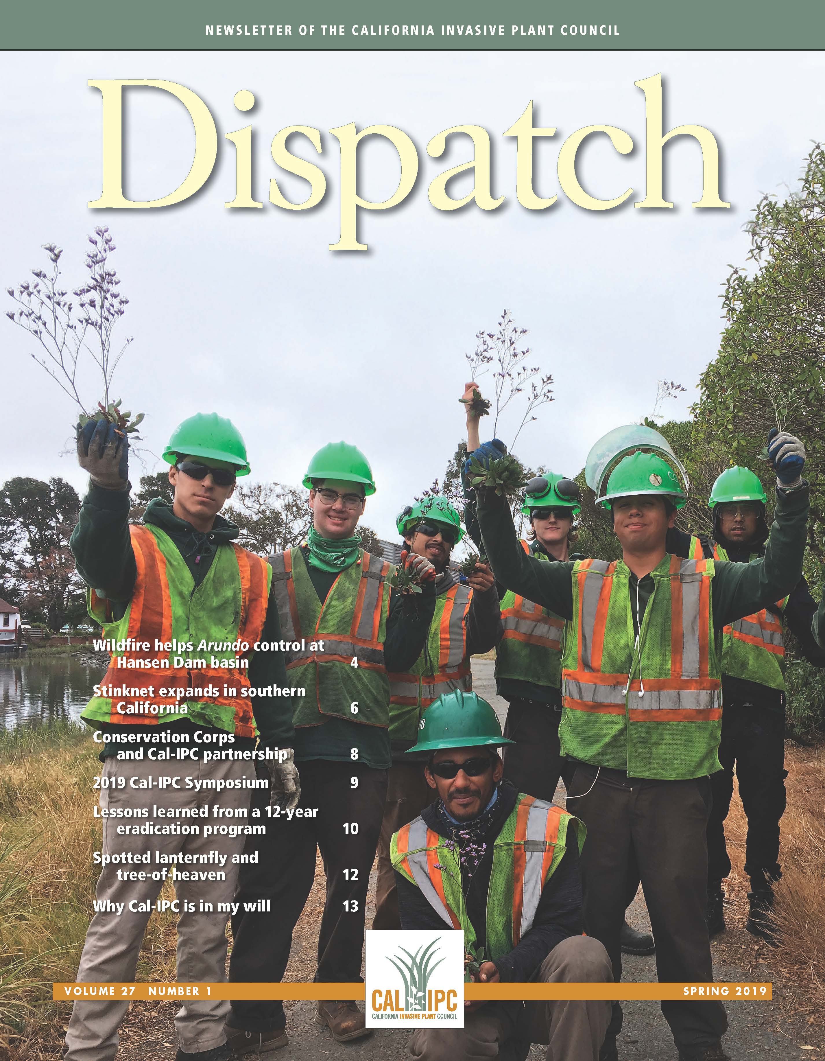 Cal-IPC_Dispatch_Spring_2019_FINAL_COVER – California Invasive Plant Council